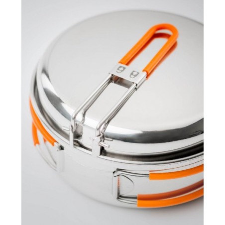 GSI Glacier Stainless 1 Person Mess Kit Walkonthewildside