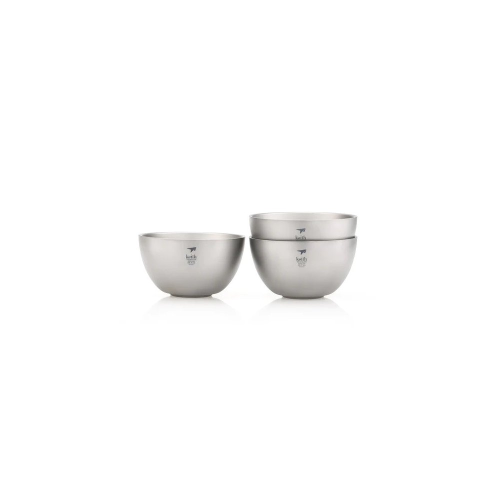 Keith Titanium Doublewall Bowl 850 ml Titanschüssel